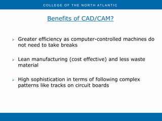 Unit 1 - Introduction and History of CAD/CAM | PPTX