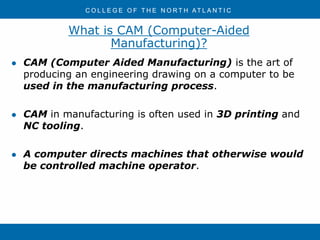 Introduction to CAD & CAM & its Historys | PPTX