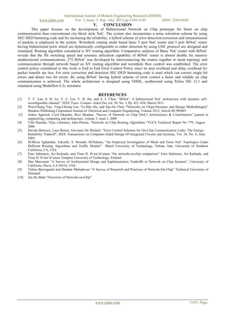 Noise Tolerant and Faster On Chip Communication Using Binoc Model | PDF