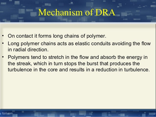Frictional Drag Reduction In Pipelines Using High Density Polymers