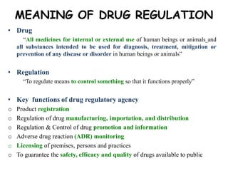 Drug Regulatory Affairs | PDF
