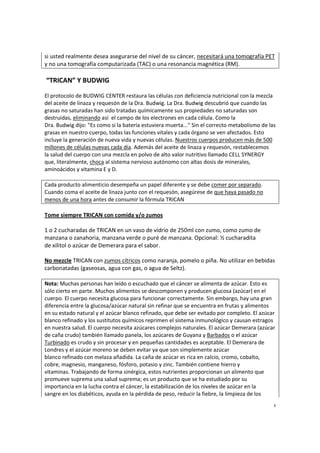 CENTRO BUDWIG - PROTOCOLO | PDF