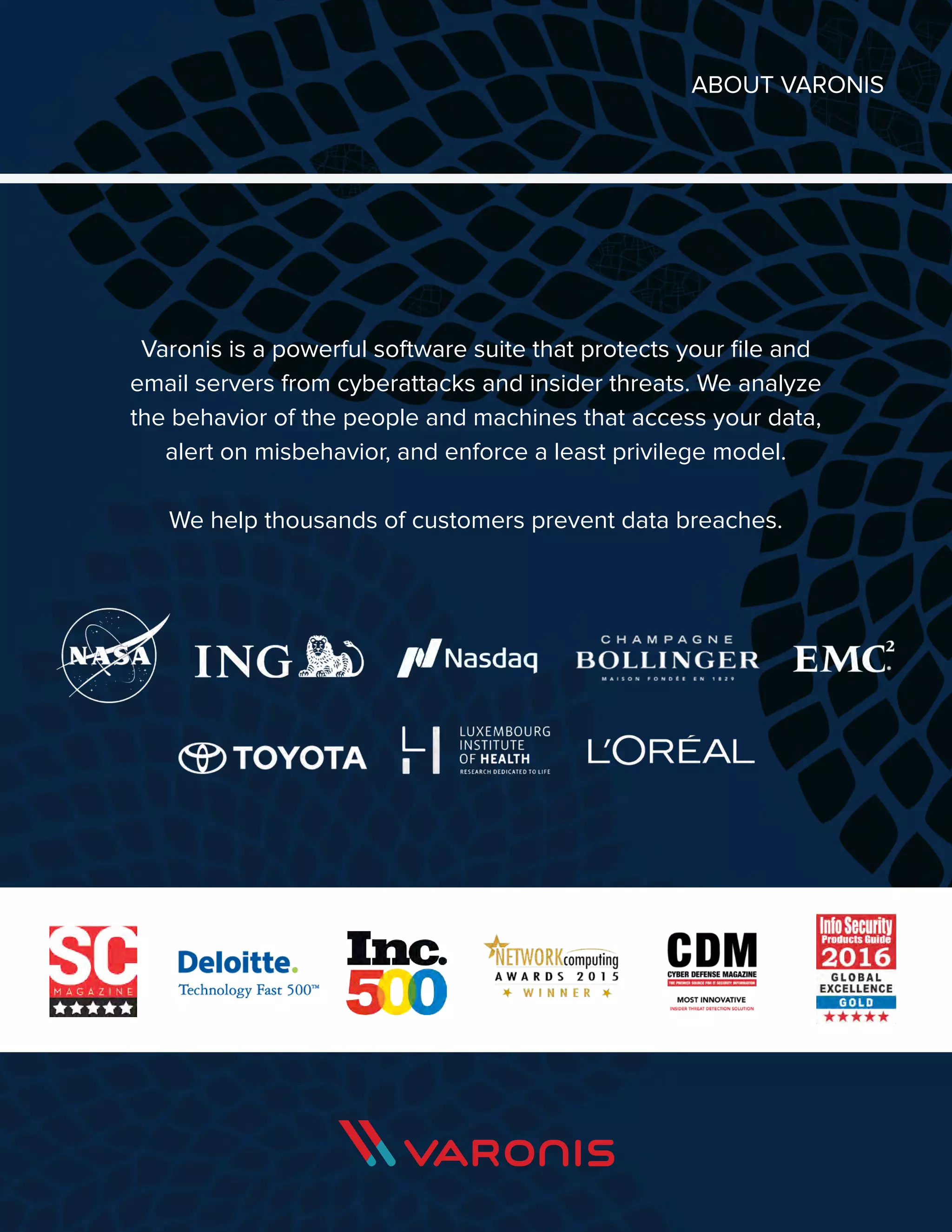 Sample of The Varonis Data Risk Assessment | PDF