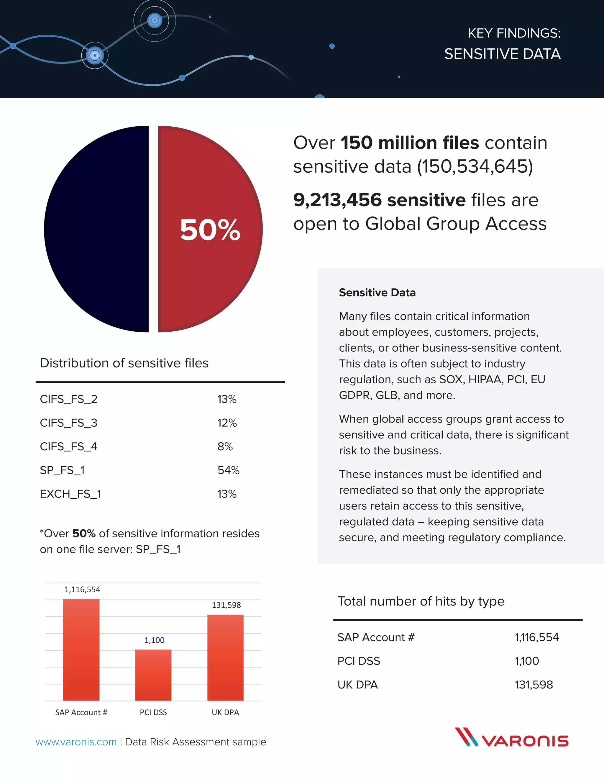 Sample of The Varonis Data Risk Assessment | PDF