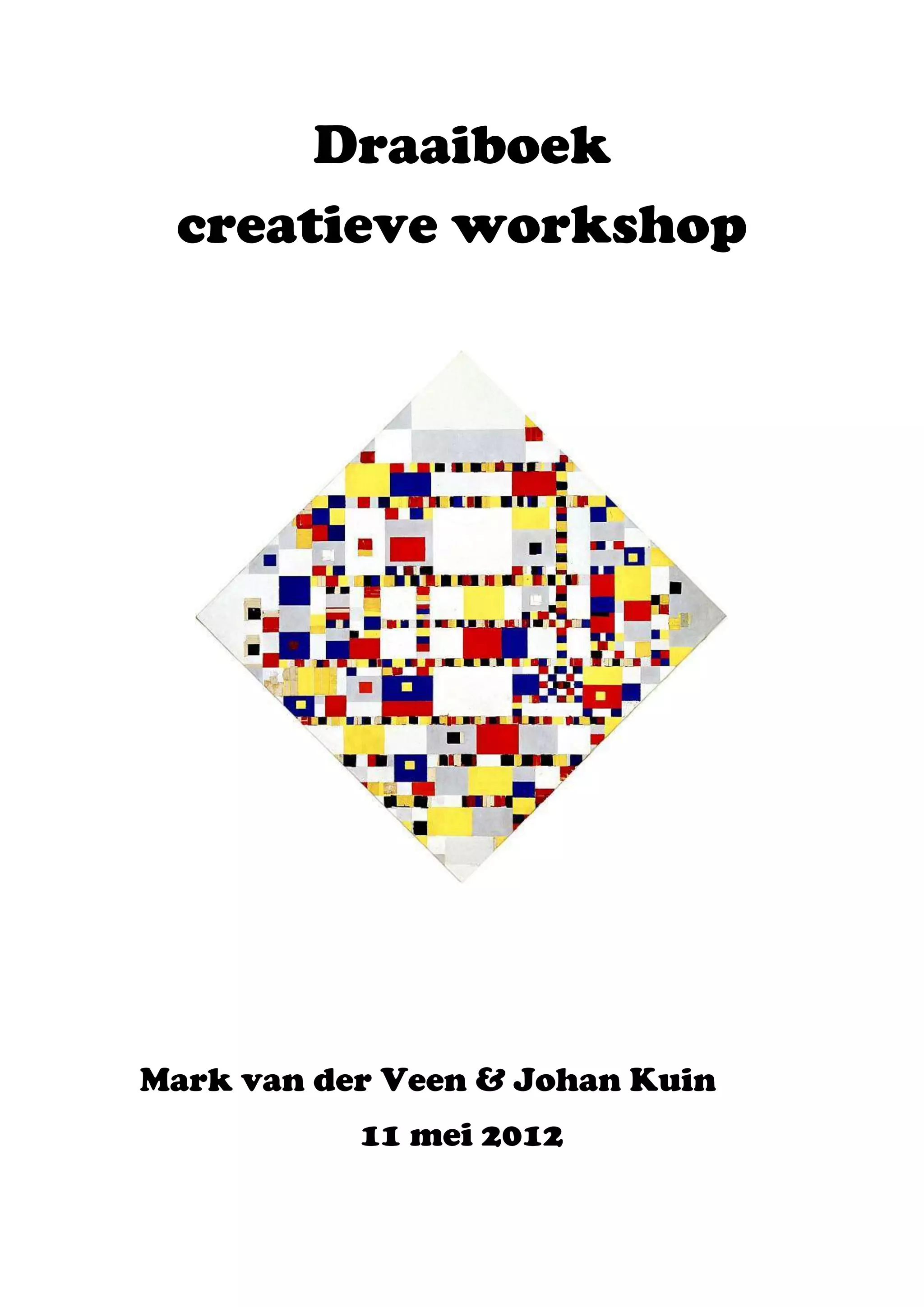 Draaiboek workshop | DOCX