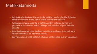 Draama & matikka | PPTX