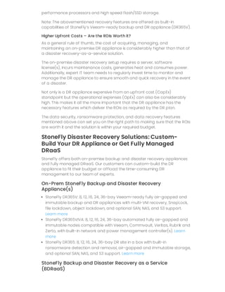 DRaaS vs. On-Prem DR Appliance: Which is Right for You? | PDF