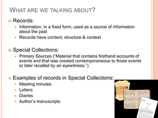 Electronic Records | PPTX | Data Storage and Warehousing | Computing