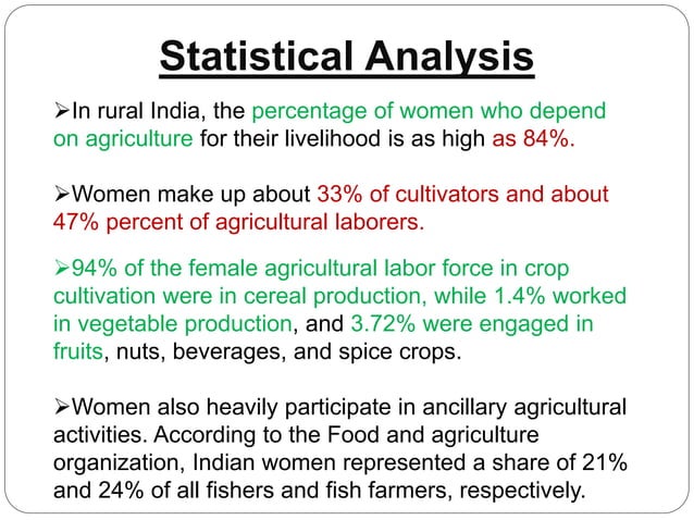 Improving Life of women in rural community | PPT