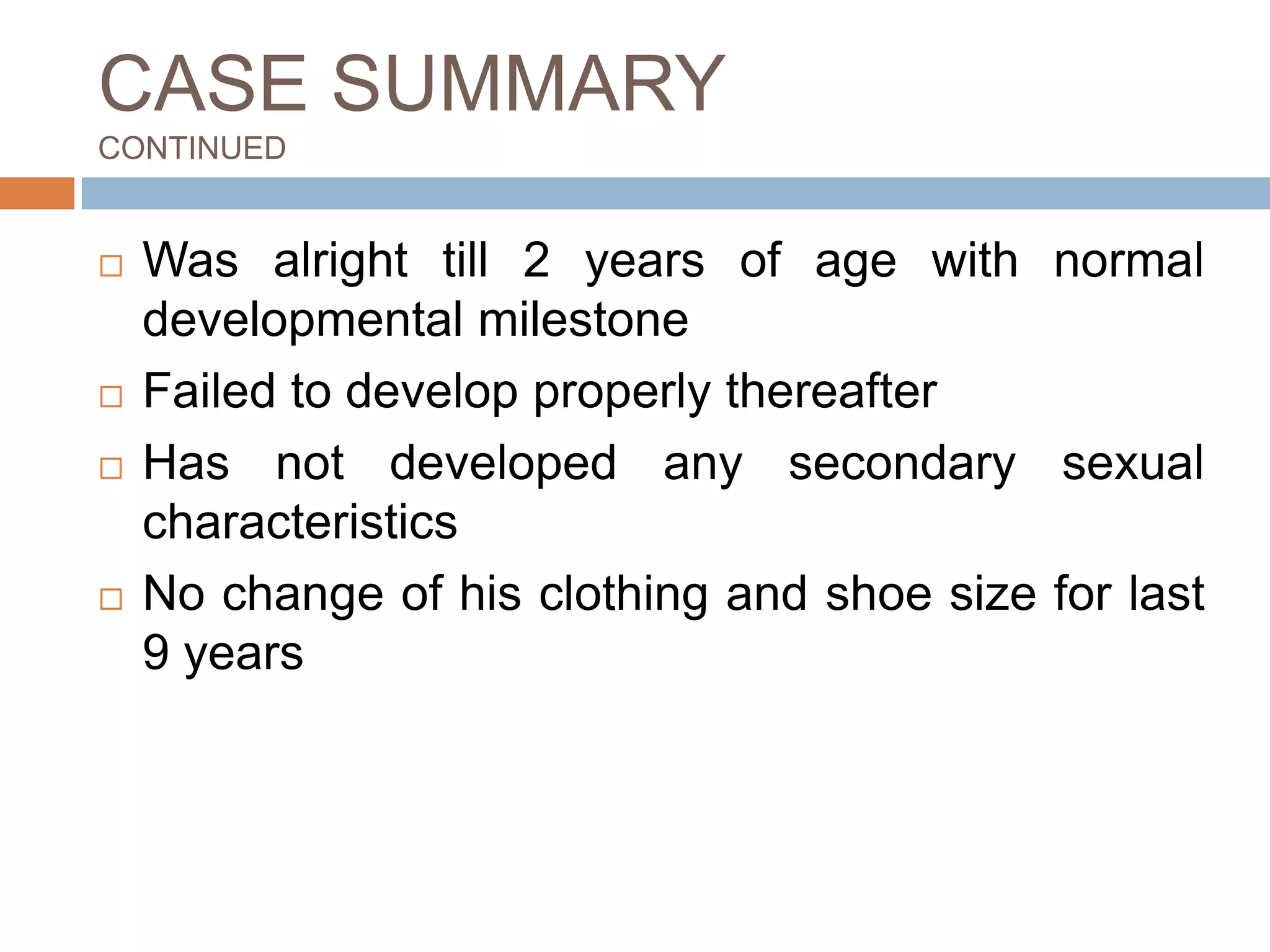 A 14-year-old boy with short stature | PPT
