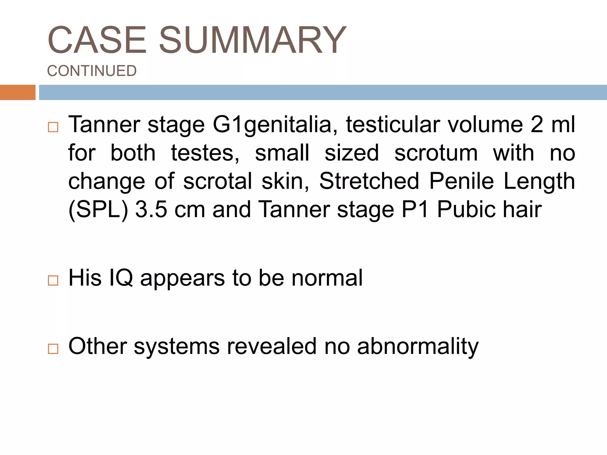 A 14-year-old boy with short stature | PPT