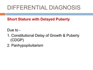 A 14-year-old boy with short stature | PPT