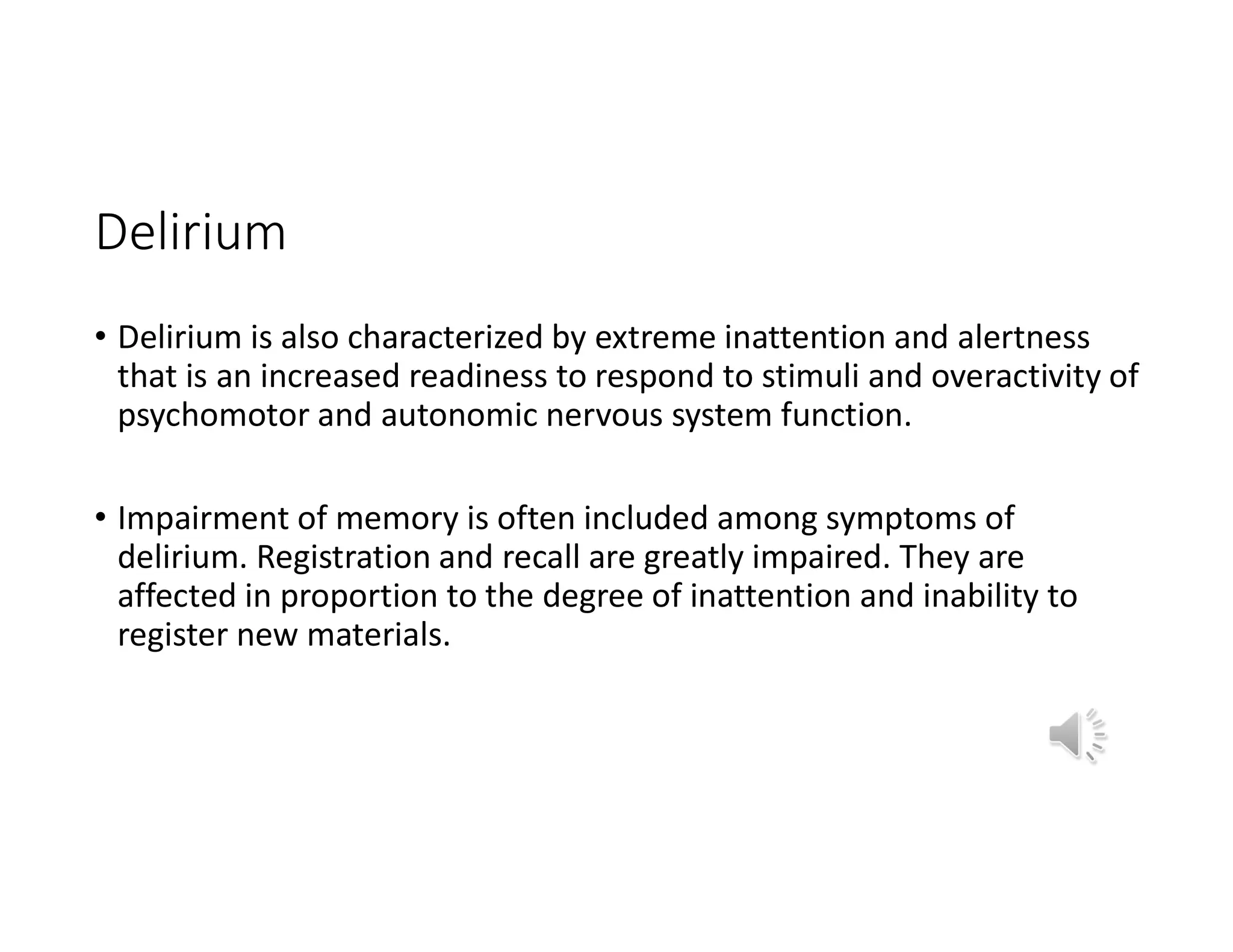 Dr Abubakar Sani-Approach to delirium, altered level of consciousness ...