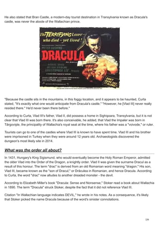 Dracula the story decoded | PDF