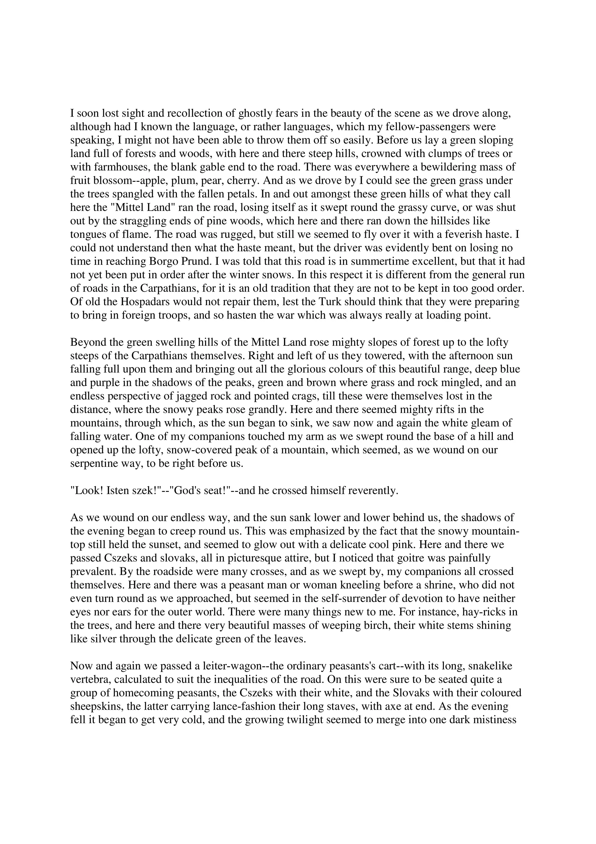 Dracula chap. 1 | PDF