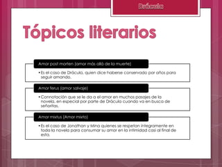 Análisis Literario de Drácula | PPTX