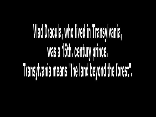 Dracula powerpoint presentation | PPT