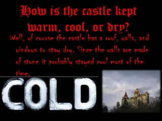 Draculas Castle house project | PPT