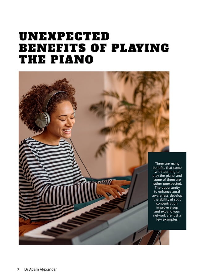 Unexpected Benefits of Playing the Piano | PDF