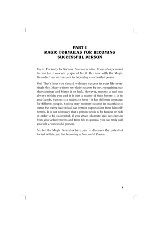 Dr adukia magic formula for success 4th ed | PDF