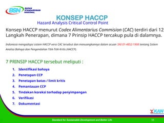 awareness handout 22000 HACCP GMP Keamanan Pangan | PPTX