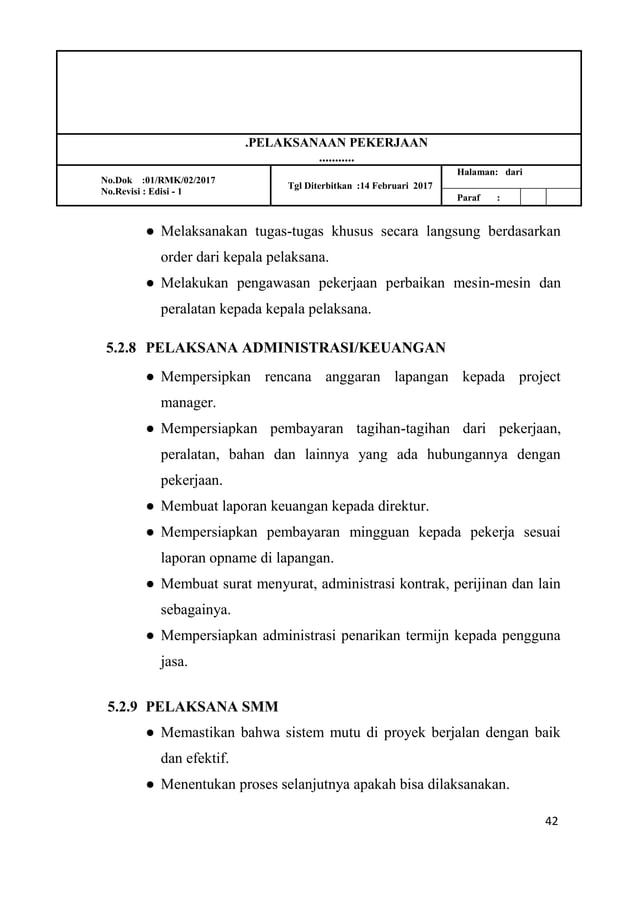 Draf Dokumen RMK | DOCX