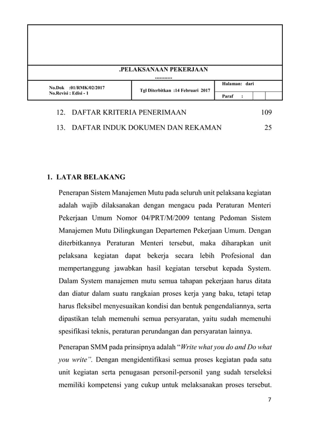 Draf Dokumen RMK | DOCX