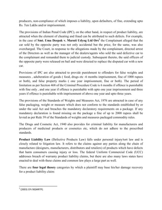 Product liability insurance | DOCX