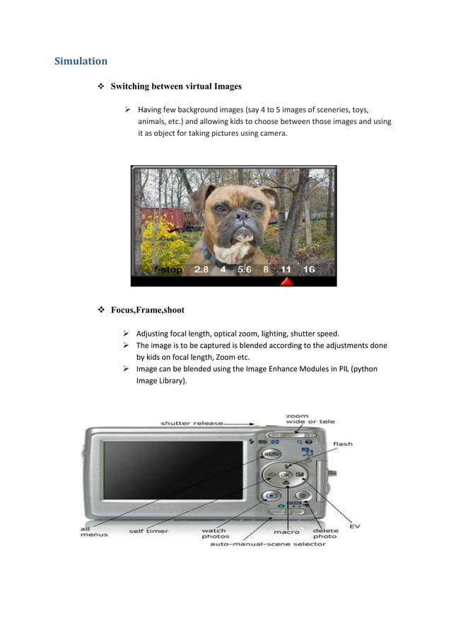 GSOC proposal | DOCX | Cameras and Camcorders | Consumer Electronics