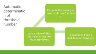 A multilevel automatic thresholding method based on a genetic algorithm ...