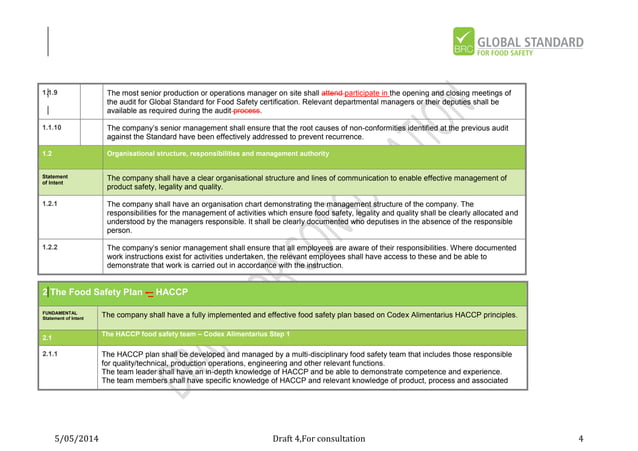 BRC ISSUE 7 DRAFT | PDF