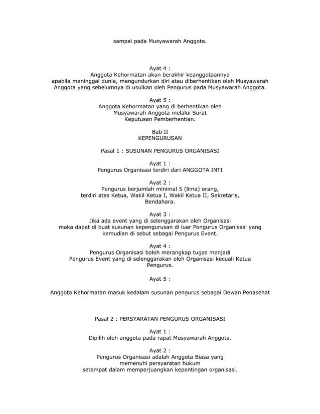 Contoh Draft A D A R T | DOC