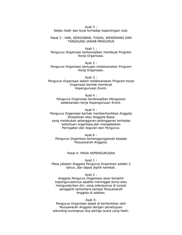 Contoh Draft A D A R T | DOC