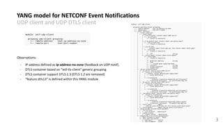 YANG Grouping for UDP Clients and UDP Servers | PPT