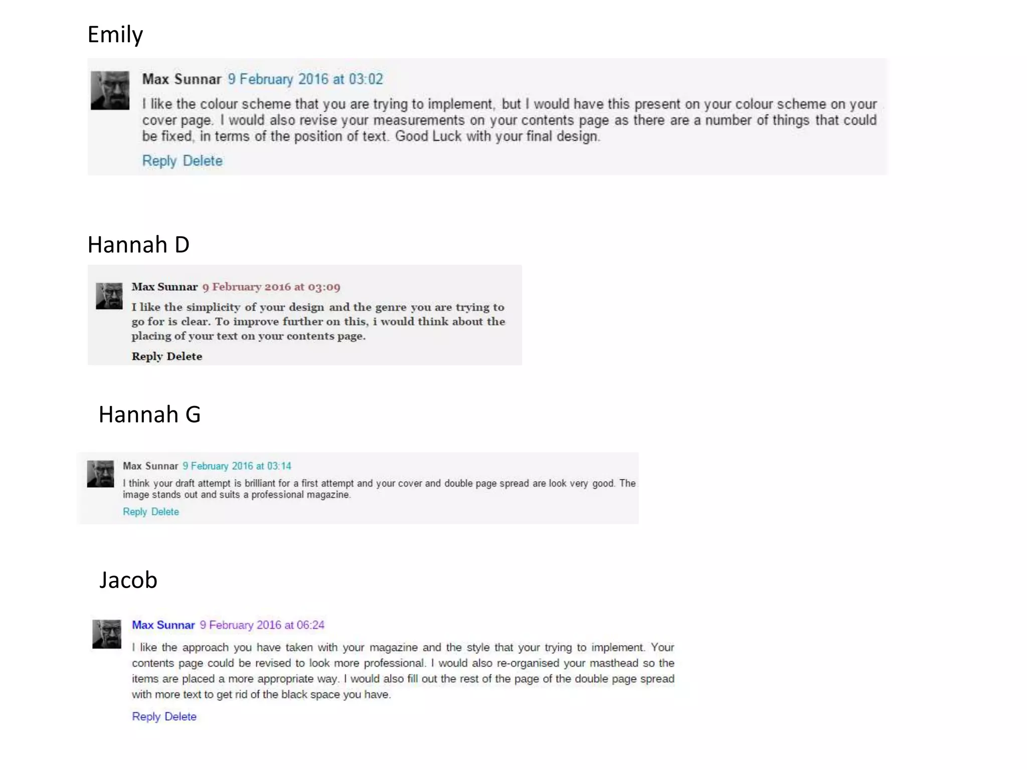 Draft article feedback given | PPTX