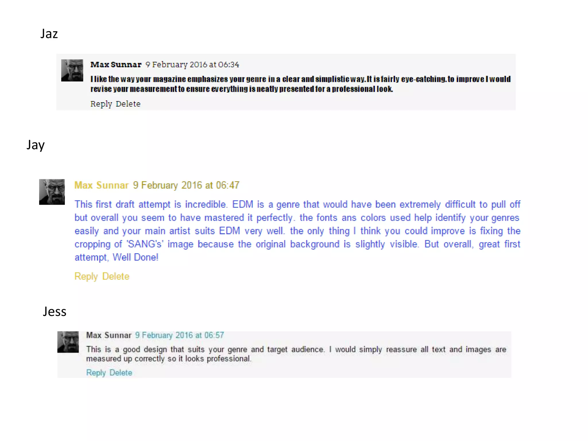 Draft article feedback given | PPTX