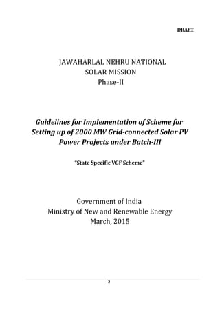 Draft guidelines-of-2000 mw-vgf-scheme | PDF | Power and Energy ...