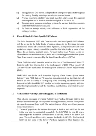 Draft guidelines-of-2000 mw-vgf-scheme | PDF | Power and Energy ...
