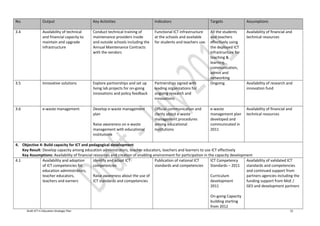 Draft ict in education strategic implementation plan ghana-2011-07-15 | PDF