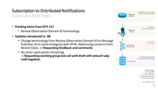 Subscription to Distributed Notifications | PDF