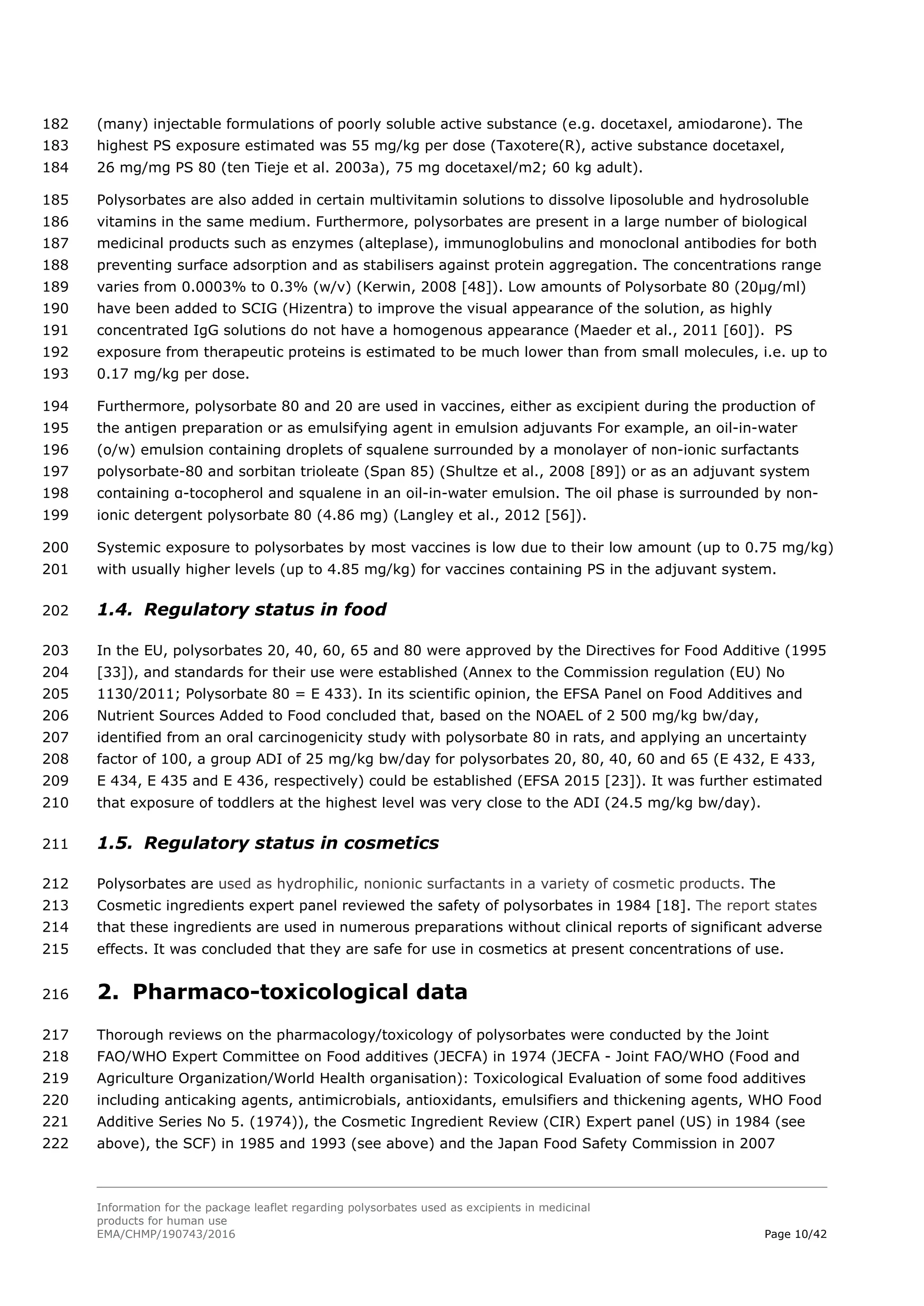 draft-information-package-leaflet-regarding-polysorbates-used ...