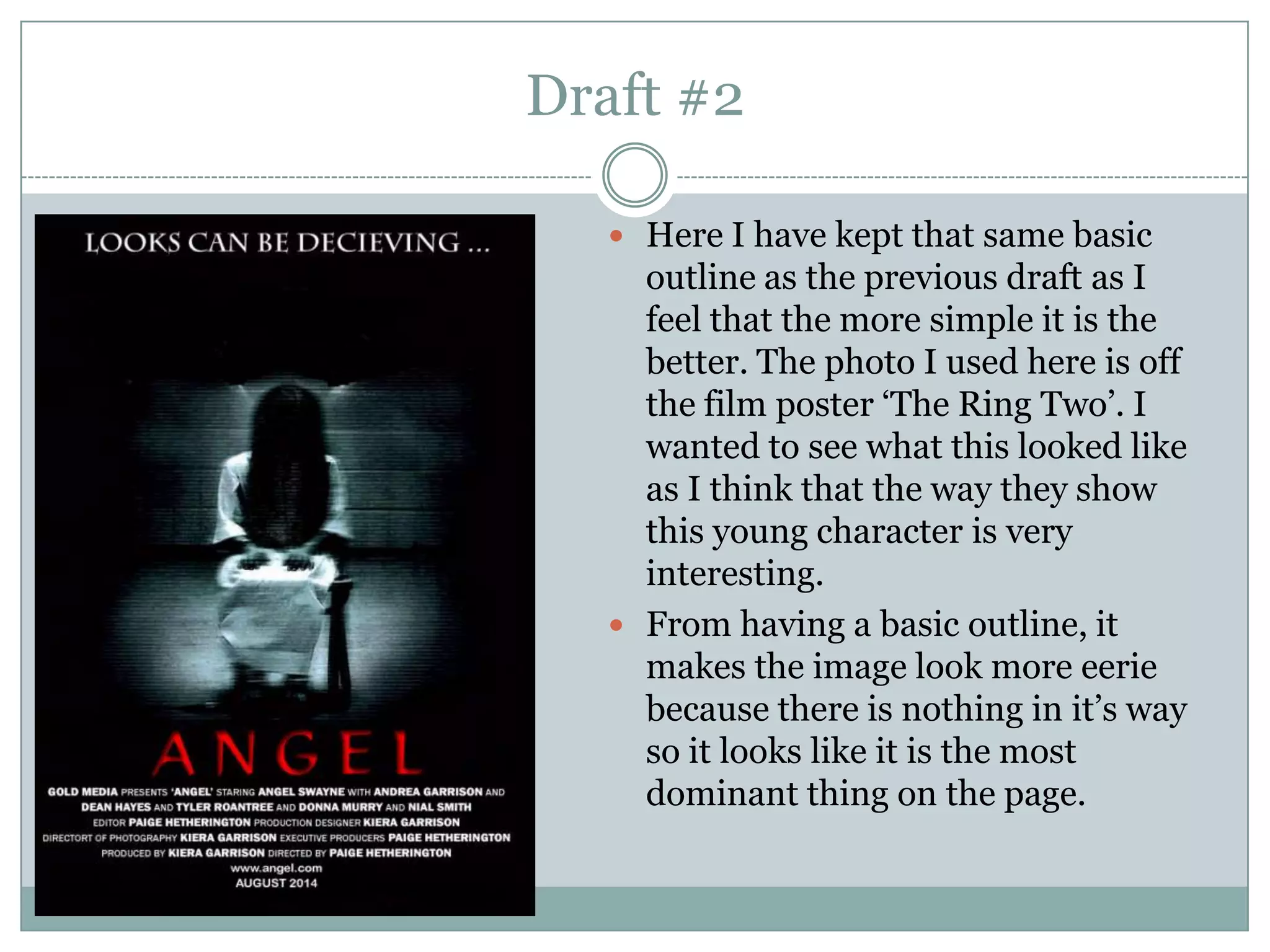 Draft layouts for poster | PPT