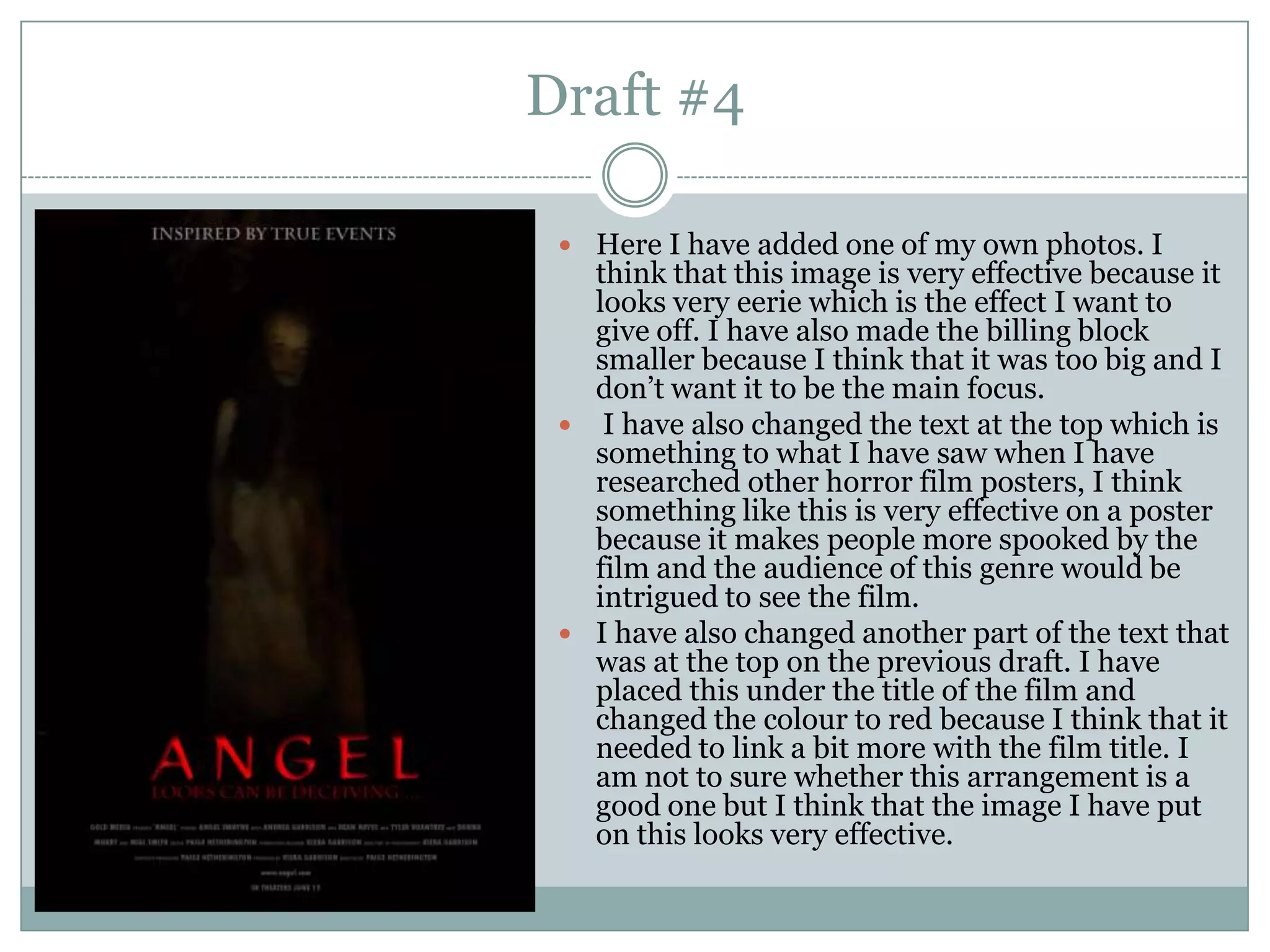 Draft layouts for poster | PPTX