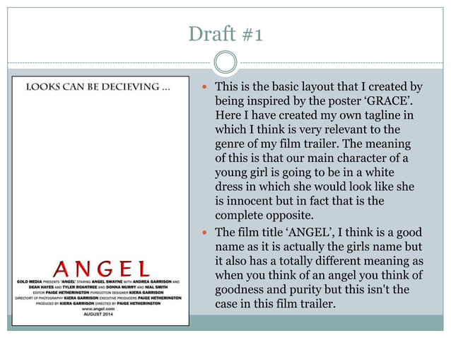 Draft layouts for poster | PPT