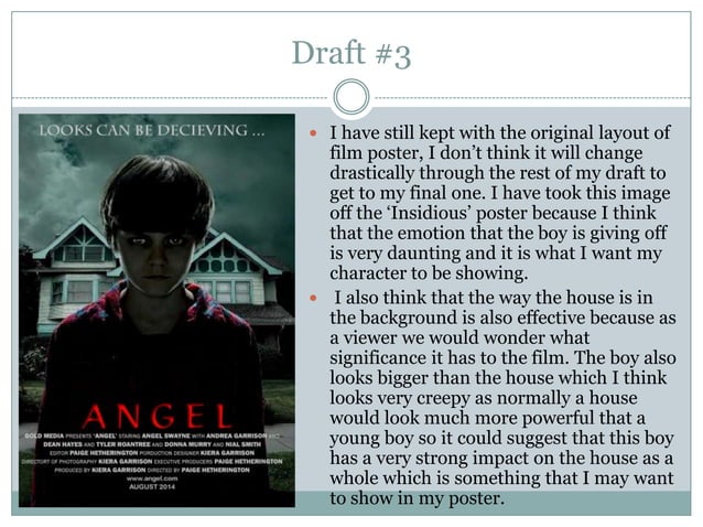 Draft layouts for poster | PPT