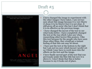 Draft layouts for poster | PPTX