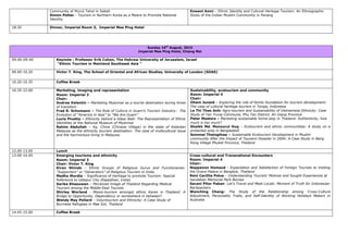 Draft programme | PPT