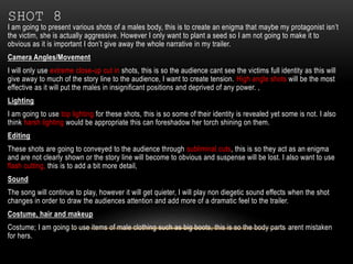 Final script for my thriller film | PPT