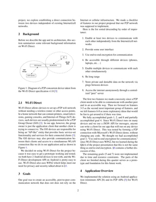 Wi-Fi Direct P2P Messenger-Browser App | PDF