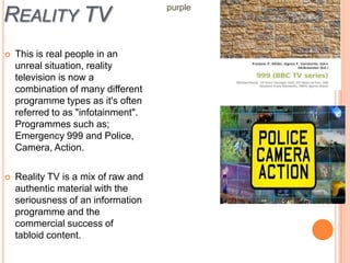 Draft2 part 3 | PPTX | Documentary | Genres